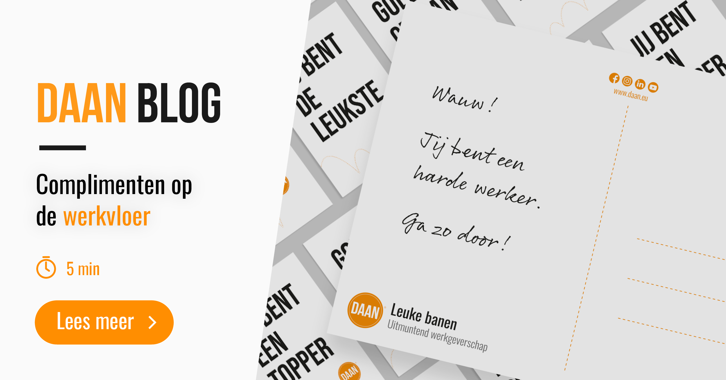 Complimenten op de werkvloer